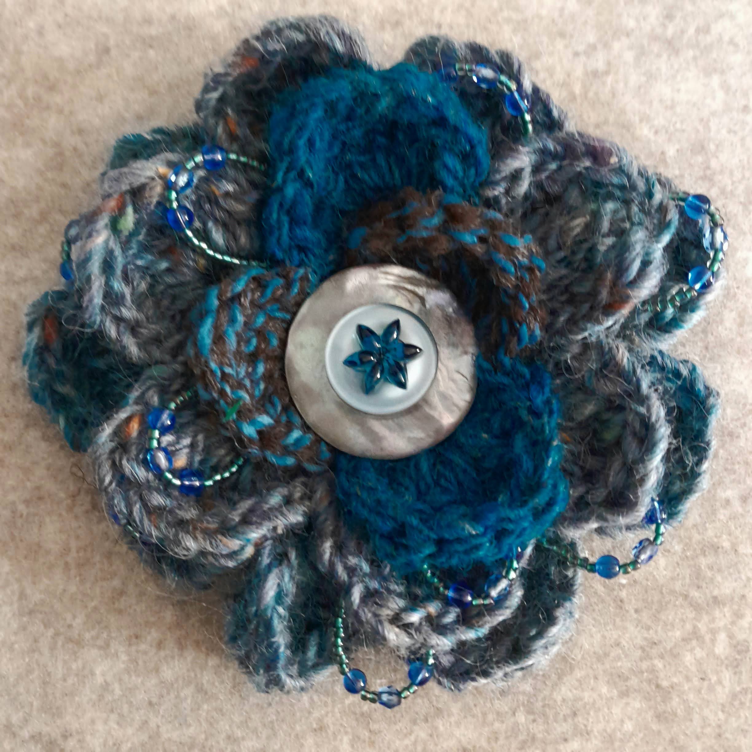 I’ve Been Making Flowers – An Old Knitty Lady